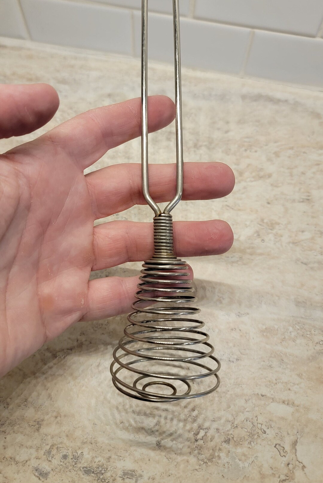 Vintage Wire Spring Coil Whisk Egg Beater 9 1/4" - Etsy