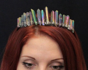 Gemstone headpiece | Etsy