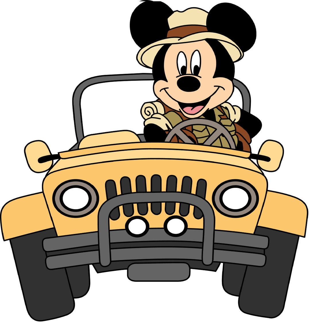 Mickey Safari Birthday Party Props Mickey Mouse Stands - Etsy