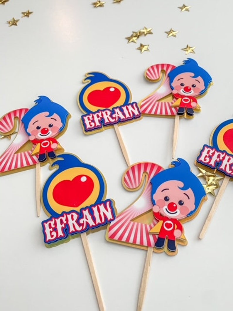 Cake Topper Plim Plim Topper De Pastel Plim Plim Birthday - Etsy