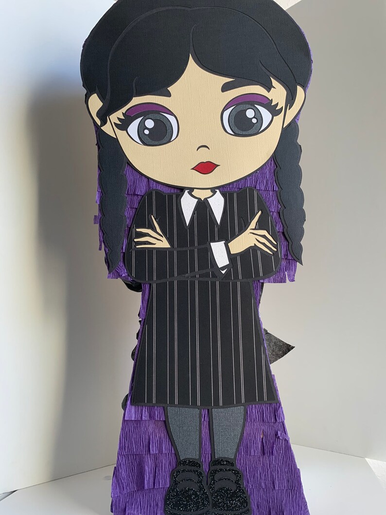 WEDNESDAY ADDAMS PIÑATA Merlina Piñata Wednesday Addams - Etsy Israel