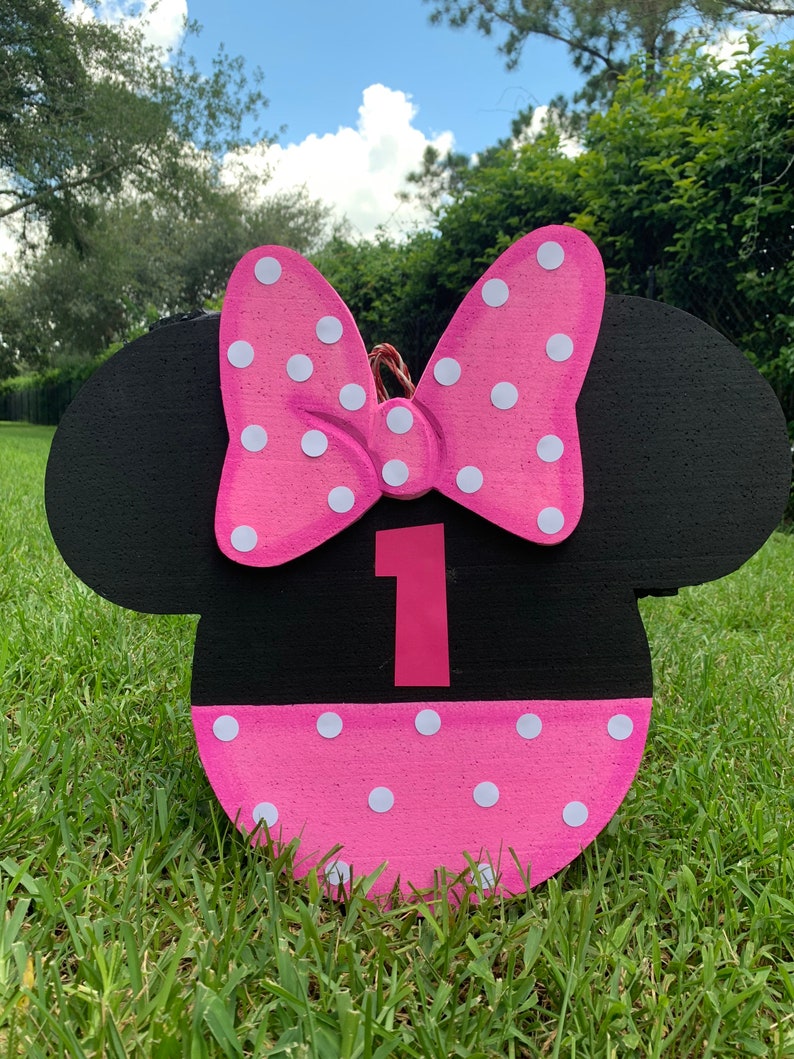 MINNIE MOUSE PIÑATA Piñata Minnie Minnie Mouse Party | Etsy