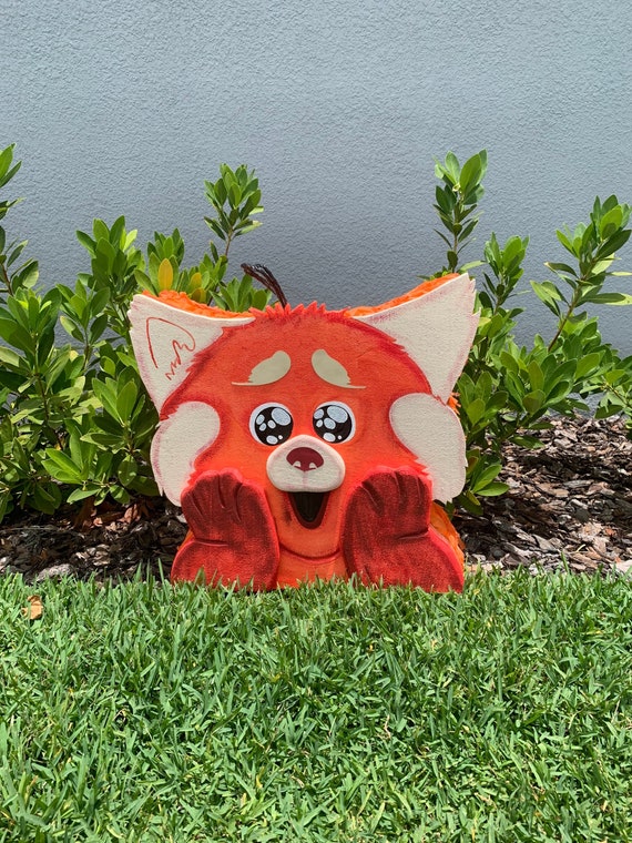 Pinata TUTRNING RED Pinata PANDA Rojo Personalizada Pinata - Etsy España