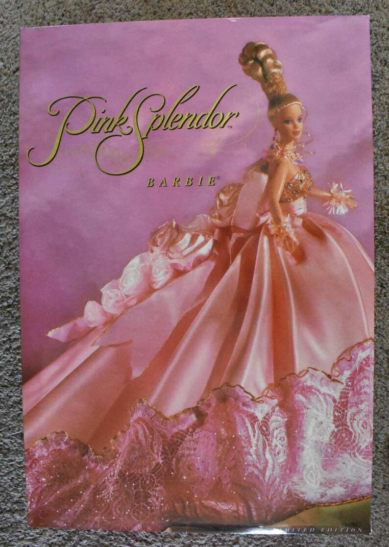Limited Edition Pink Splendor Barbie NRFB - Etsy