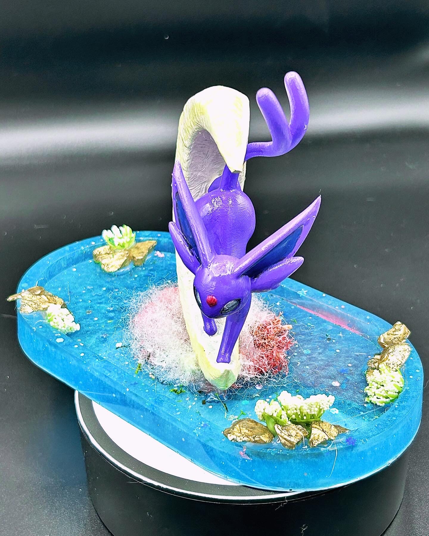 Espeon Moon Pokemon Terrarium/diorama made to Order - Etsy
