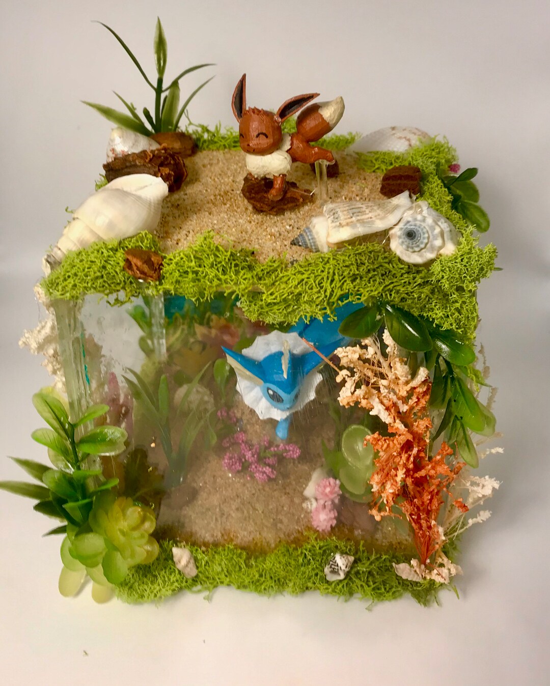 Eevee to Evolution Pokémon Terrarium Display Case - Etsy