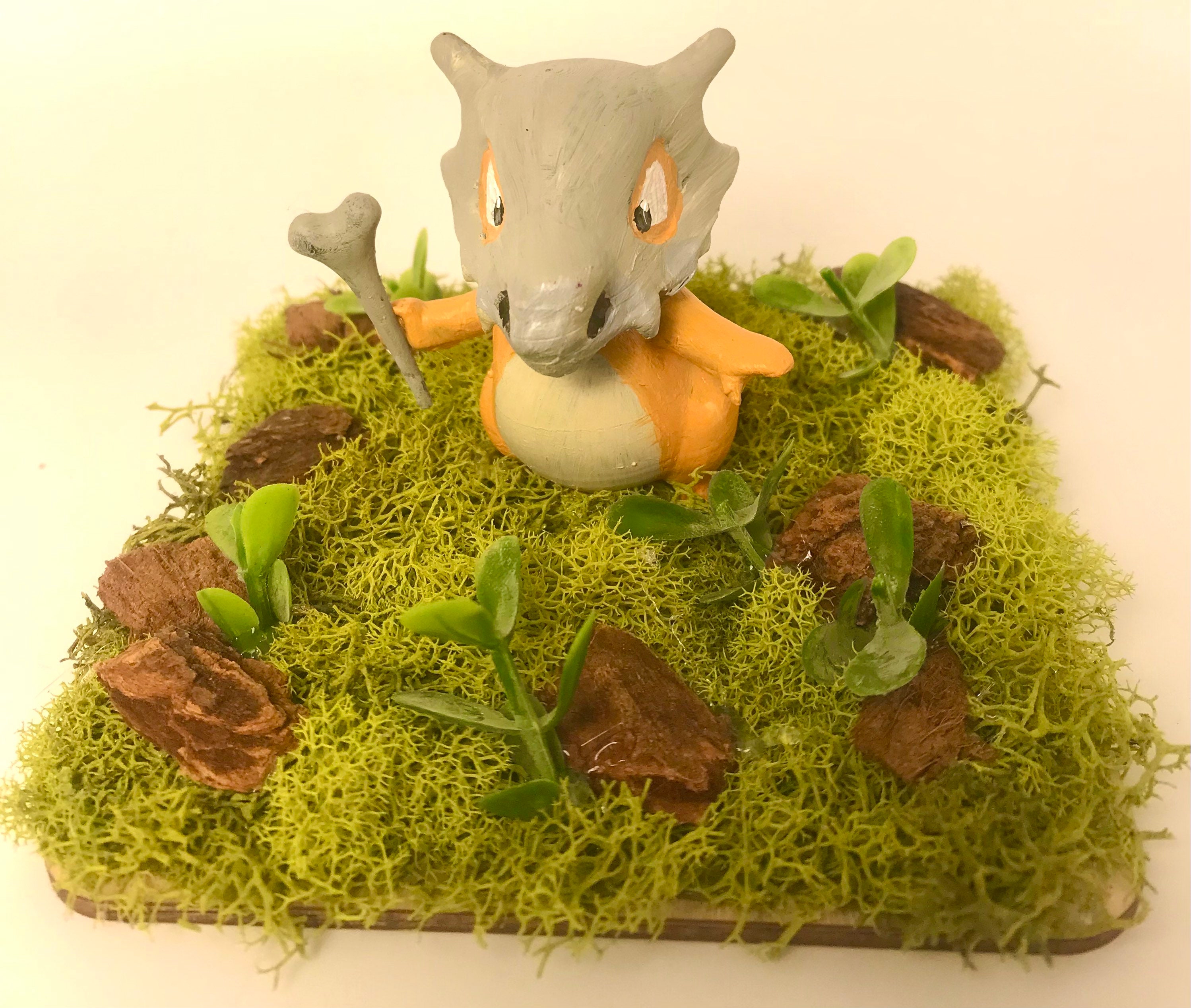 Custom Pokemon Cubone Terrarium/diorama made to Order - Etsy