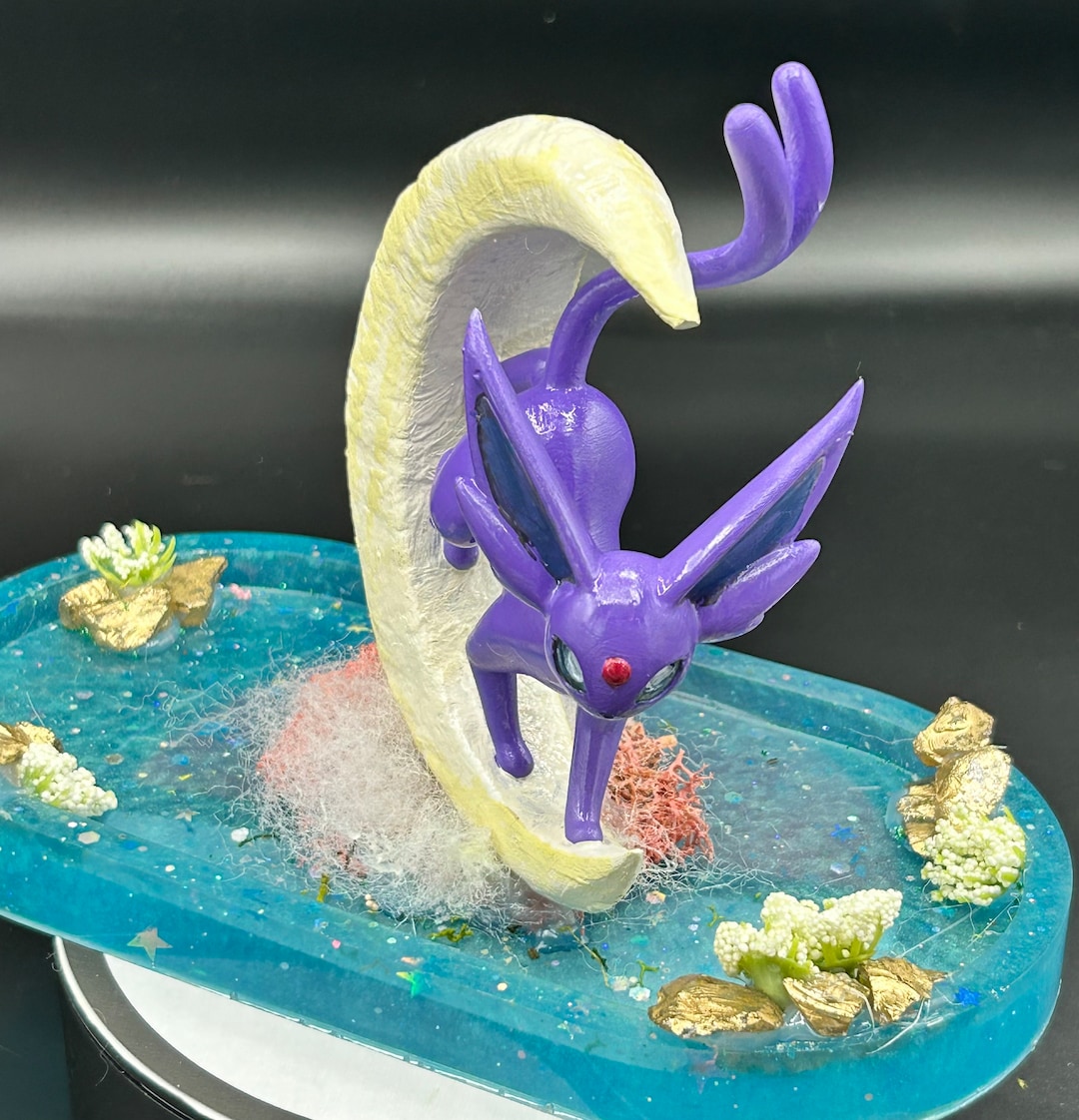 Espeon Moon Pokémon Terrarium, Desk Display, Shelf Decoration, POKEMON ...