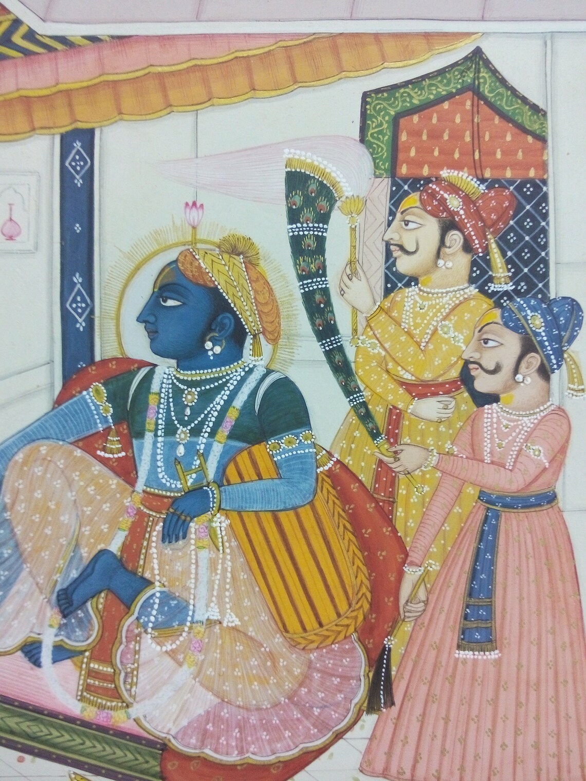 Indian Miniature Traditional Painting of Bundi Rajasthani - Etsy