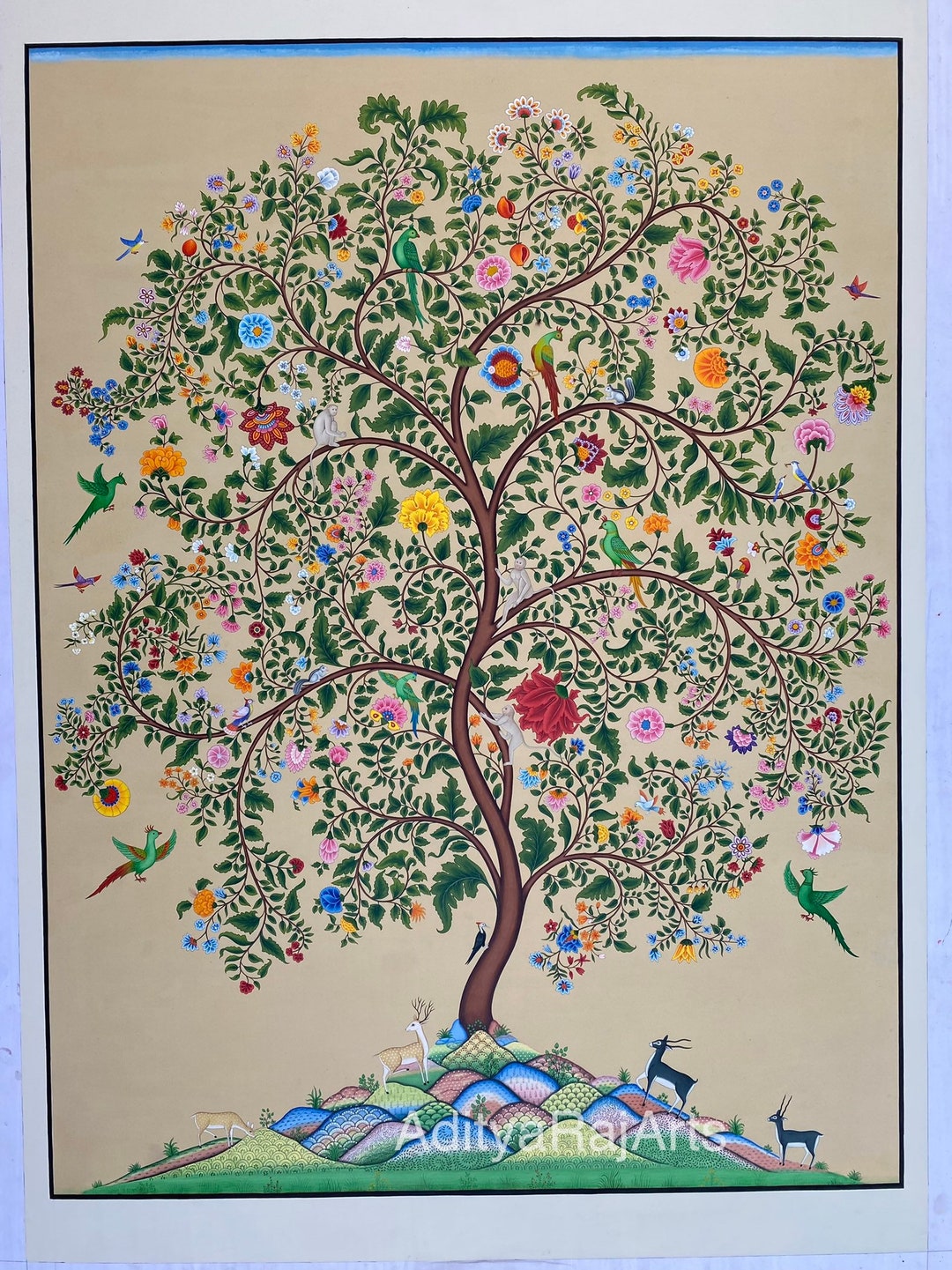 Tree Of Life Wall Art Painting at Charles Casale blog