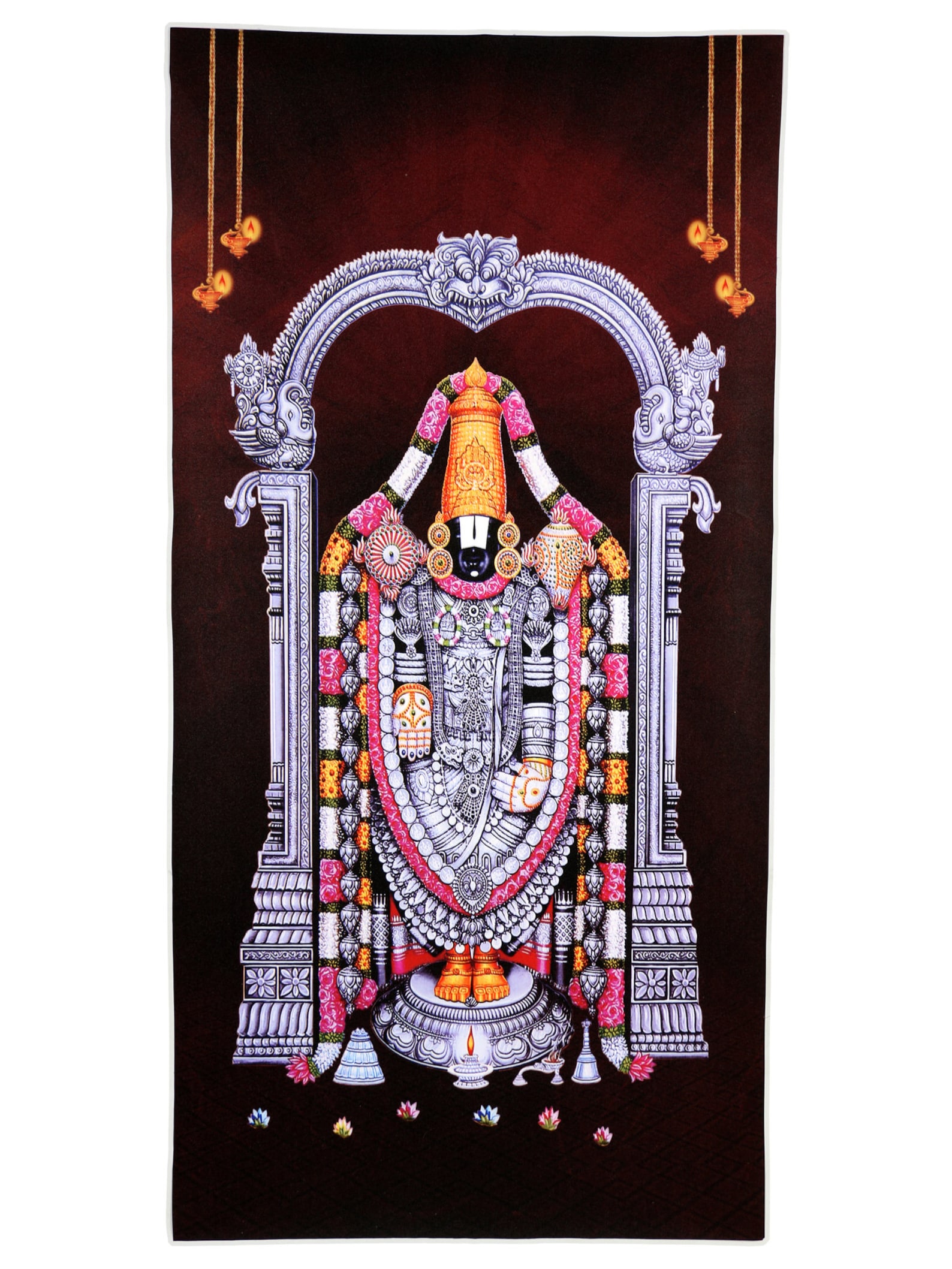 Tirupati Balaji Sparkle Print Sticker Poster Without Frame 20 - Etsy