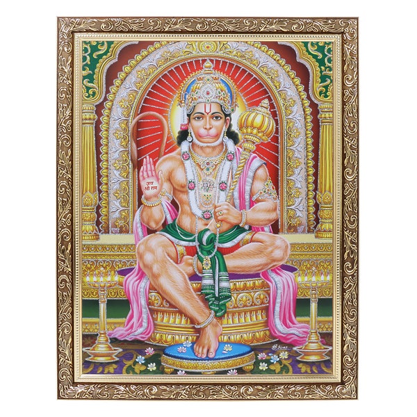 Lord Hanuman Photo Frame - Etsy