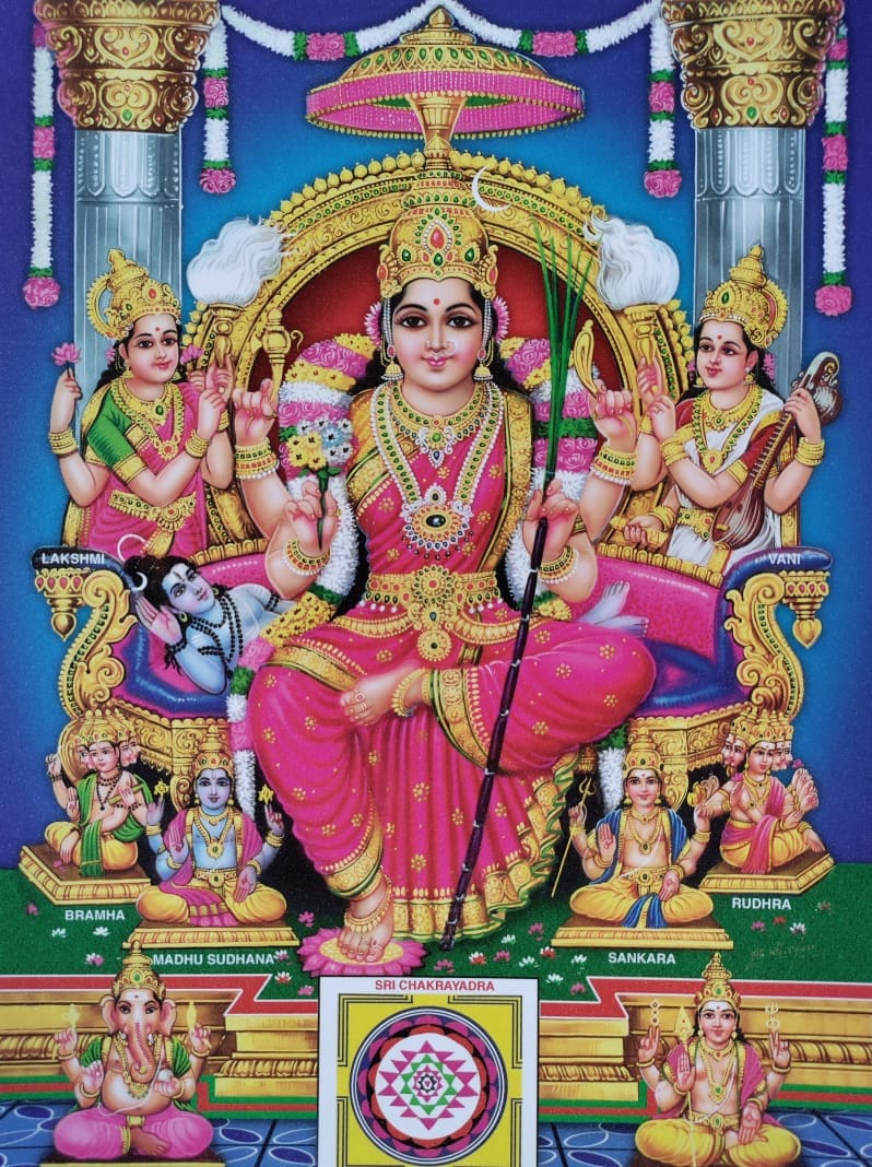 Lalitha Devi Rajarajeswari Sparkle Print Digital Photo in - Etsy