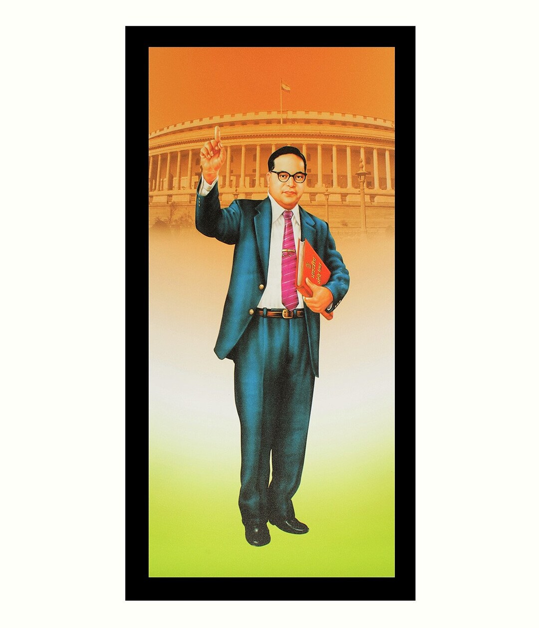 Babasaheb Ambedkar Sparkle Print Wall Sticker Poster Without Frame 20 X ...