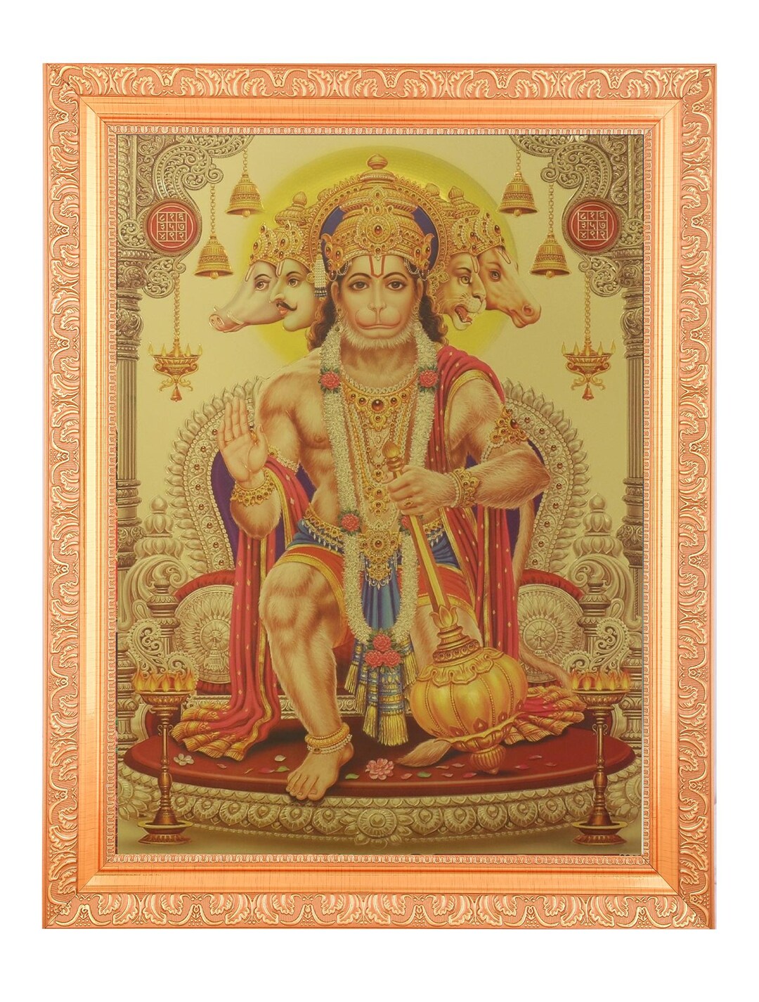 Panchmukhi Hanuman Photo Frame, the Strongest Form of Hanuman, Which ...