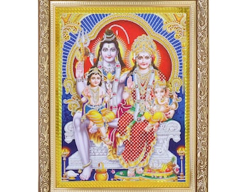 Shiv Parivar Photo Frame - Etsy