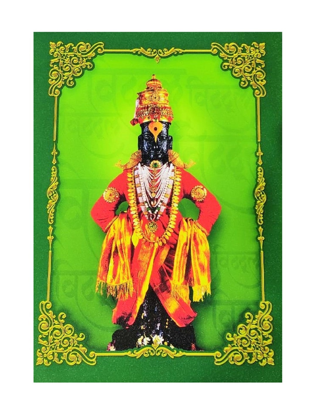 Vitthal Sparkle Print Wall Sticker Poster Without Frame 20 X 28 Inches ...