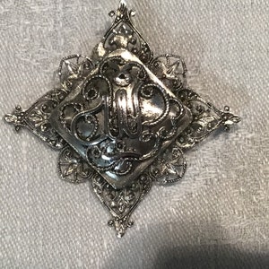 Antique Islamic / Arabic Early Star Filigree Silver Brooch not a Copy ...