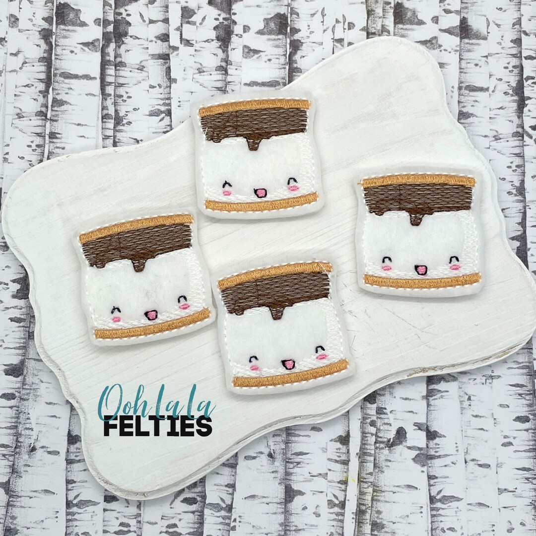 Smore Feltie Available in Felt and Vinyl - Etsy