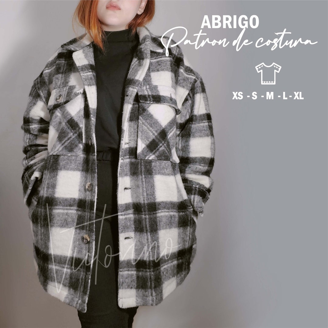 PDF Sewing Pattern Oversize Coat / Oversize Coat / Women in All Sizes ...