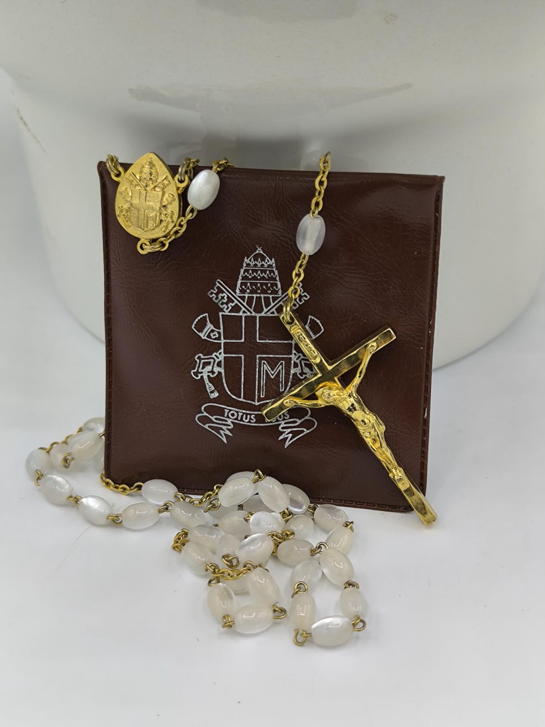 Saint John Paul II - Authentic Audience Rosary Blessed and Given by the ...