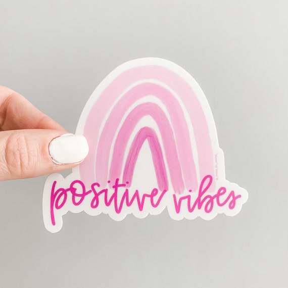 Phone Decoration Positive Vibes Sticker Pack 10pc Sticker Pack- Laptop ...