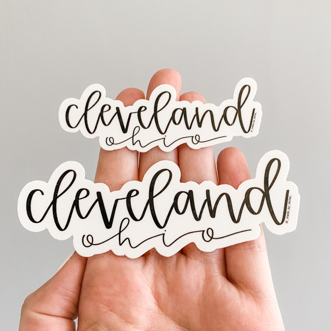 Cleveland Ohio Sticker / Gifts Cleveland Oh Pride, Cleveland Sticker ...