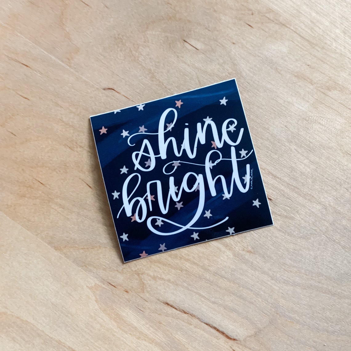 Shine Bright Sticker Inspirational Quote Sticker - Etsy