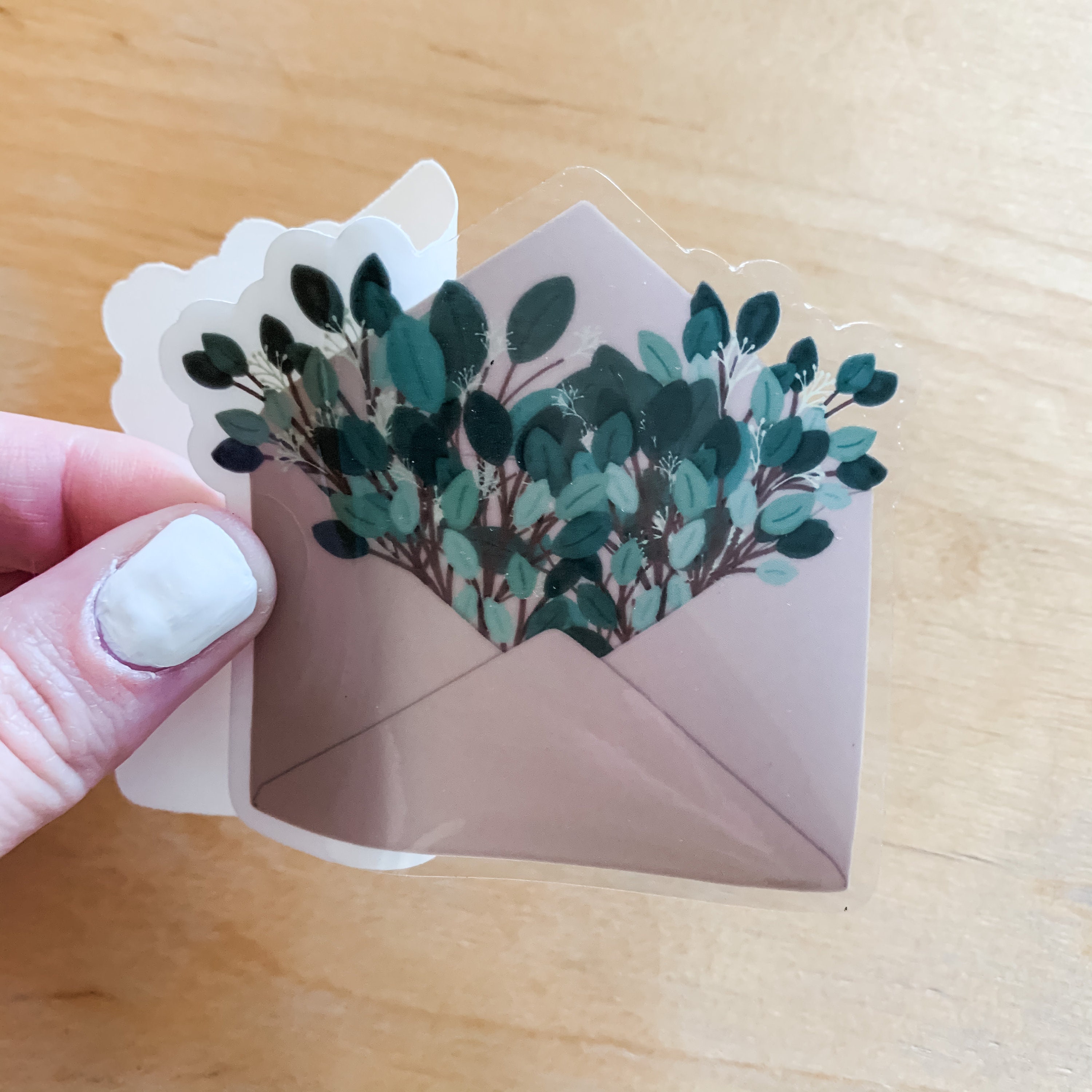 Eucalyptus Leaves Sticker / Botanical Plant Sticker for | Etsy