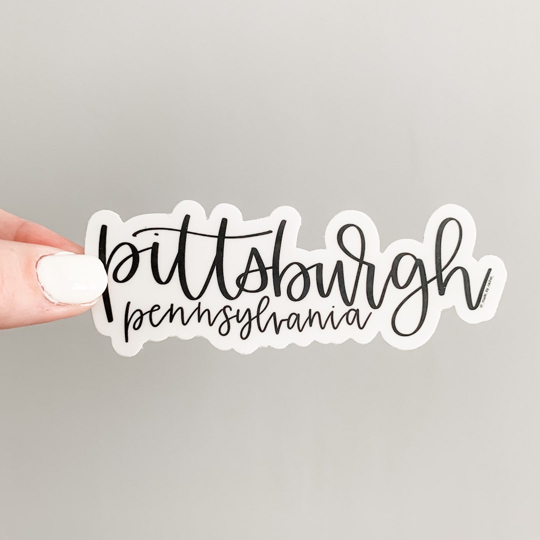 Pittsburgh Pennsylvania Sticker / Pittsburgh Gifts, Pittsburgh PA Vinyl ...