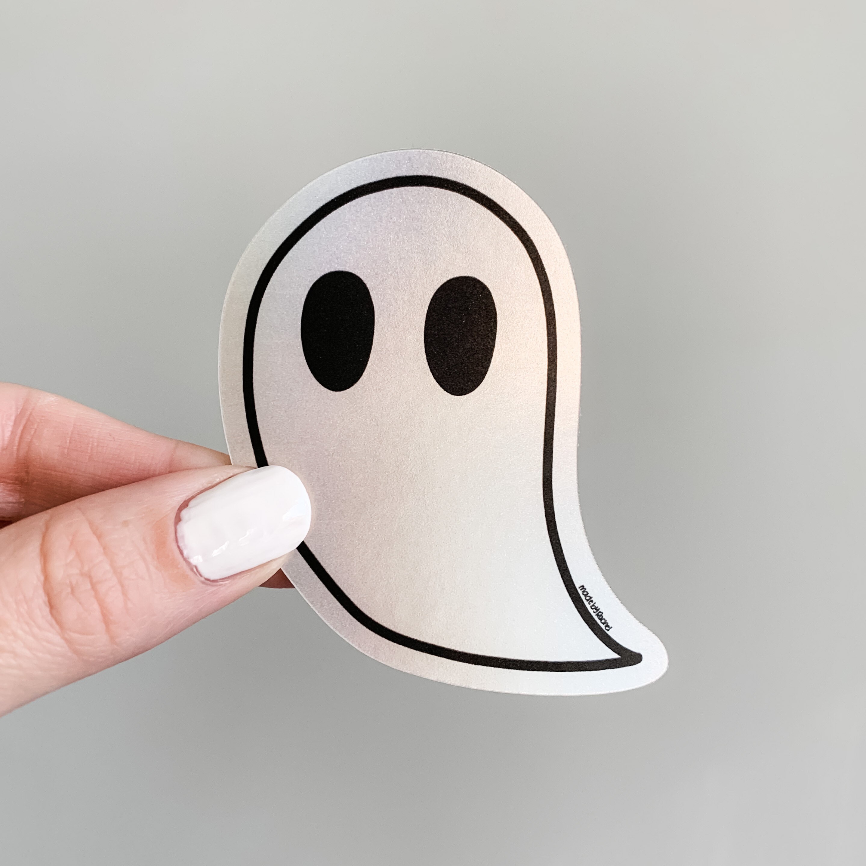 Ghost Sticker Holographic // Rainbow Holo Sticker Macbook - Etsy