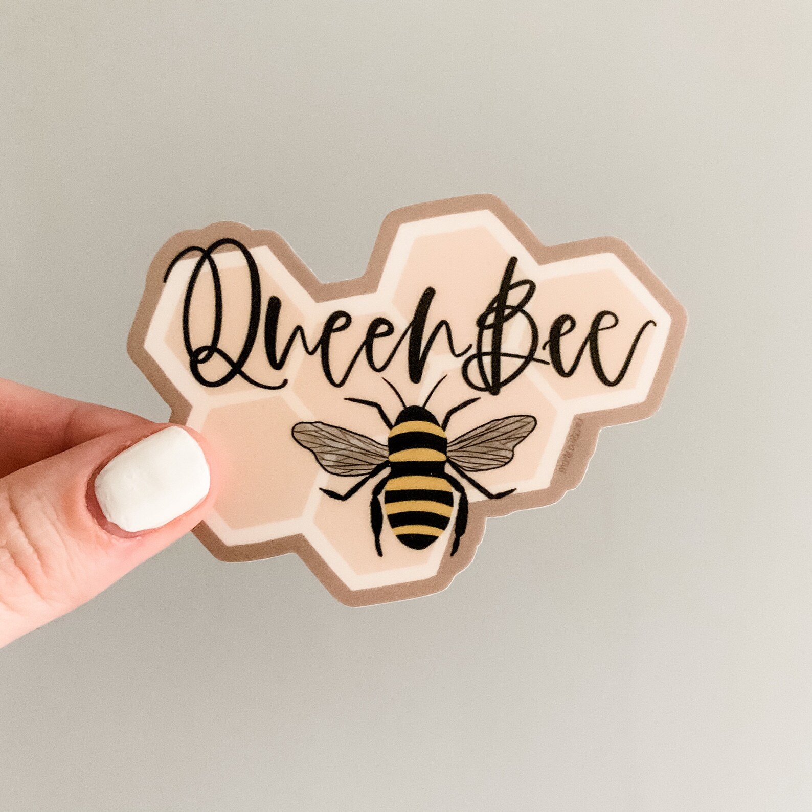 Queen Bee Sticker for Laptop // Decal, Bumble Bee Sticker, Honey Bee ...