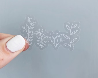 Small White Sticker - Etsy