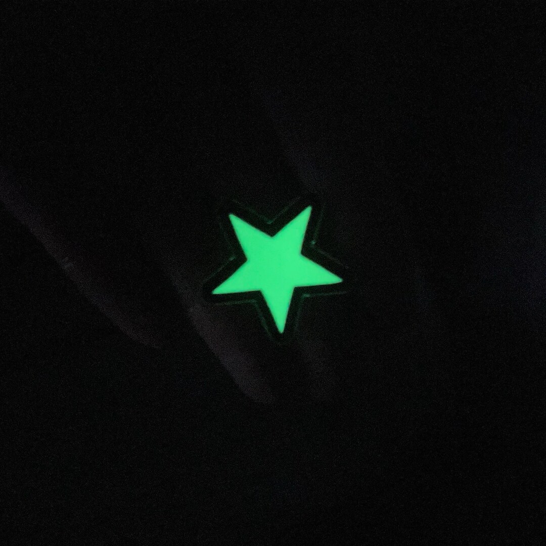 Glow in the Dark Star Sticker: Waterproof Mini Filler Sticker - Etsy