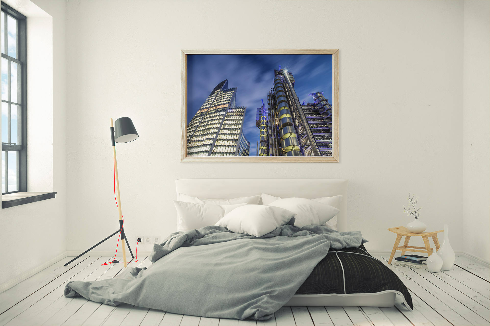 Night Building Print London Business Wall Art City - Etsy