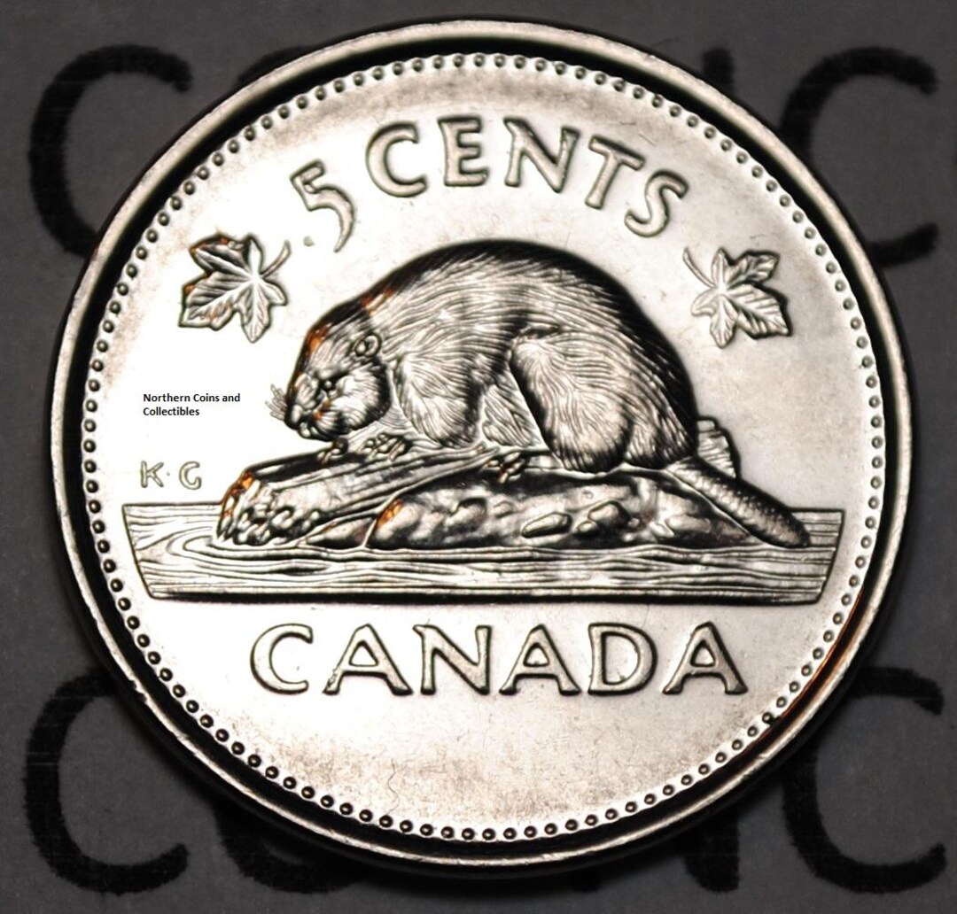 Canada 2002 P 5 Cents Elizabeth II Canadian Nickel Five Cent - Etsy