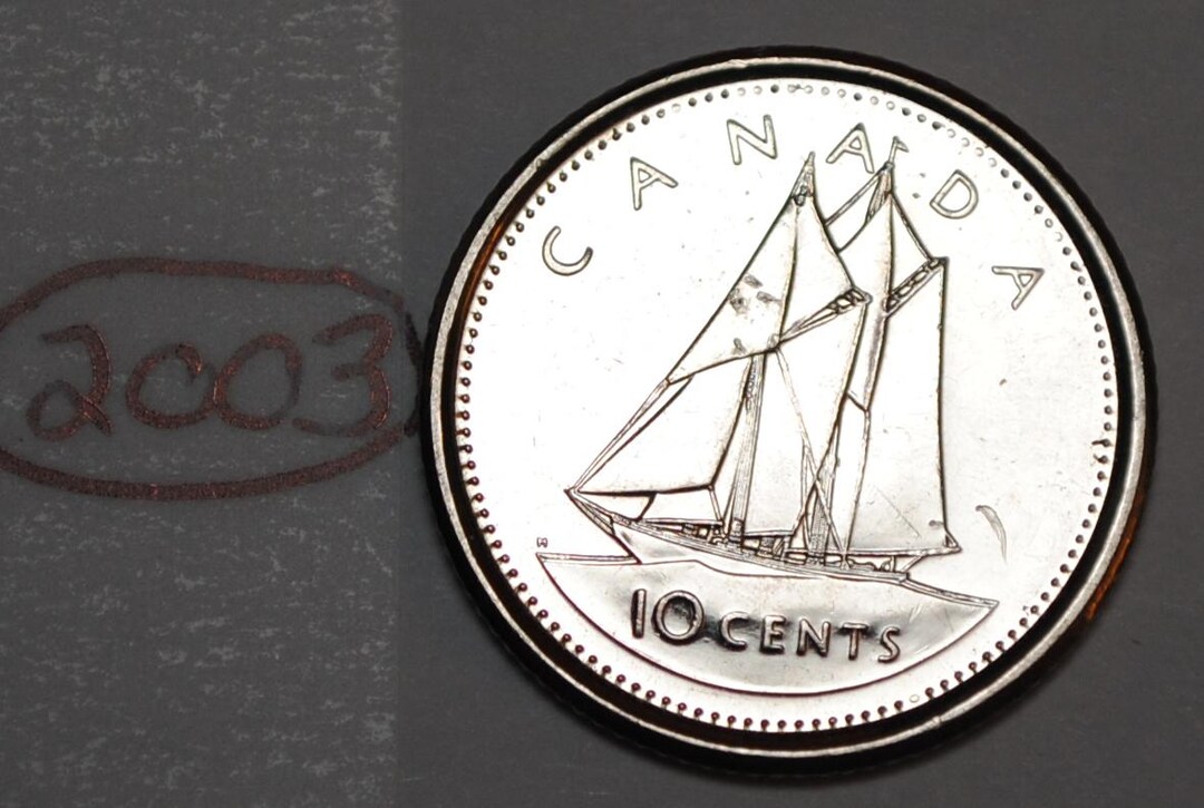 Canada 2002 P 10 Cents Elizabeth II Canadian Dime Lot #2003 - Etsy