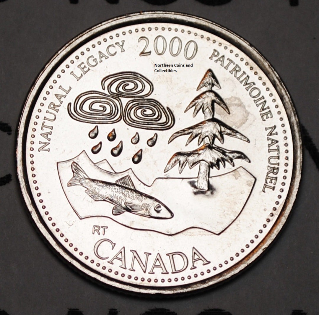 Canada 2000 May Natural Legacy 25 Cents UNC Millenium Series Canadian ...