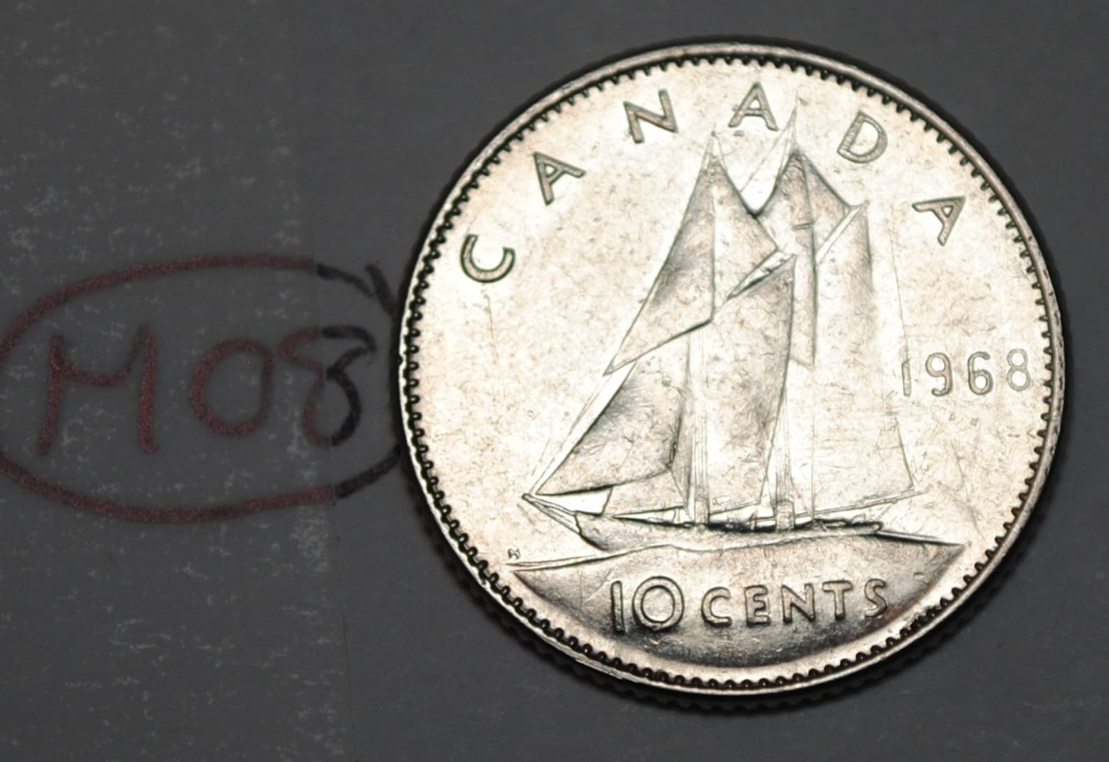 Canada 1968 10 cents Elizabeth II Canadian Dime Lot M08 | Etsy