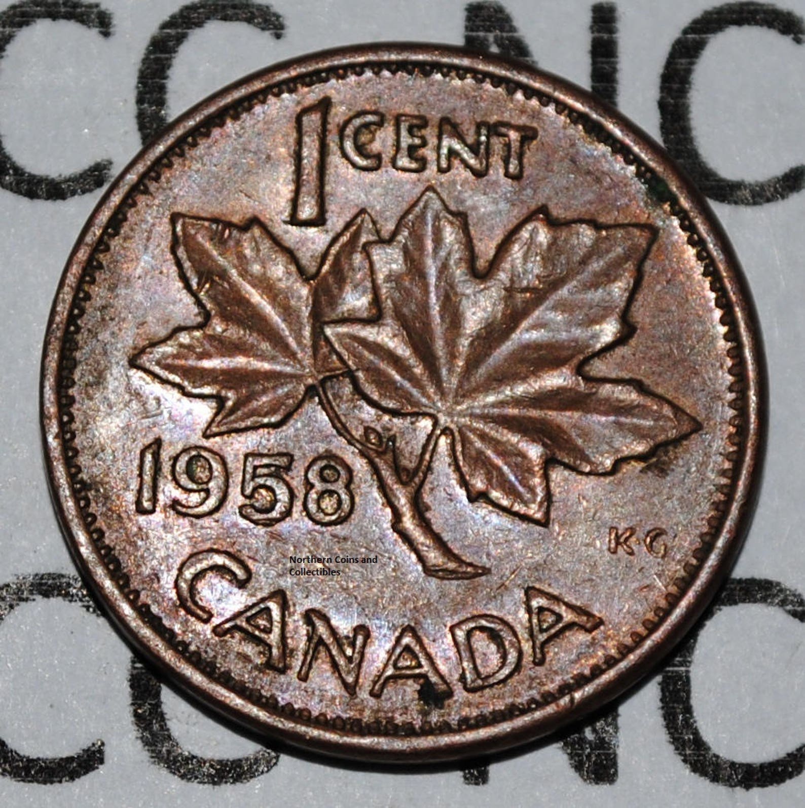 Canada 1958 1 Cent Copper Coin One Canadian Penny - Etsy Canada