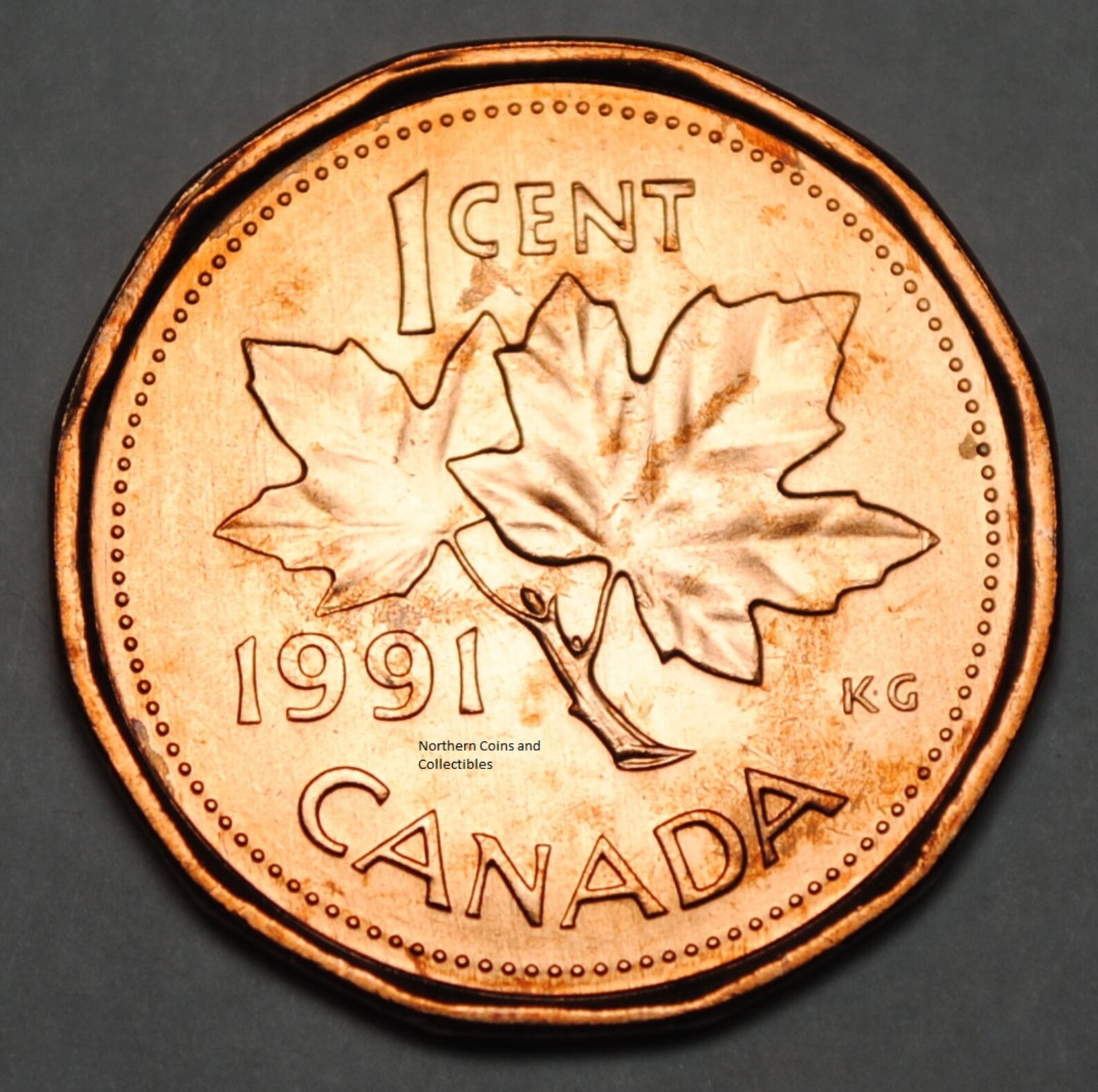 1991 1 Cent Canada Copper Nice Uncirculated Canadian Penny BU - Etsy Canada