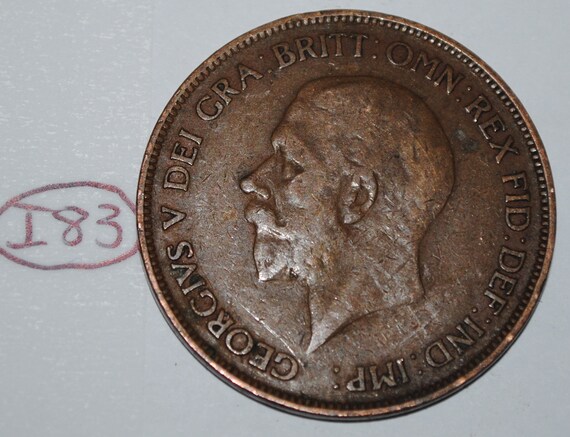 UK 1929 ONE PENNY Coin VALUE REVIEW, 51% OFF