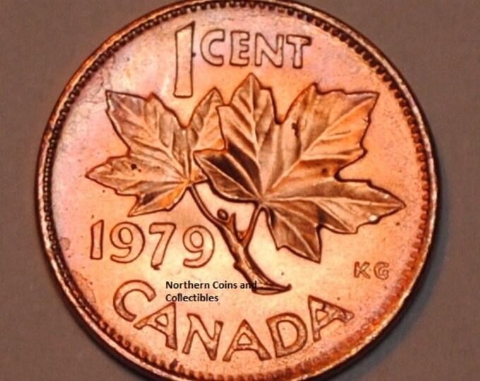 1979 One Cent Coin Canada - Canadian Penny Collectible - Etsy
