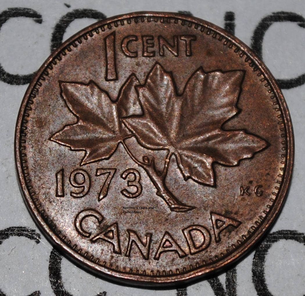 Canada 1973 1 Cent Copper Coin One Canadian Penny - Etsy