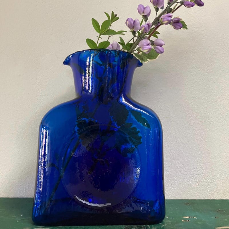 Water Bottle Blenko Glass - Etsy