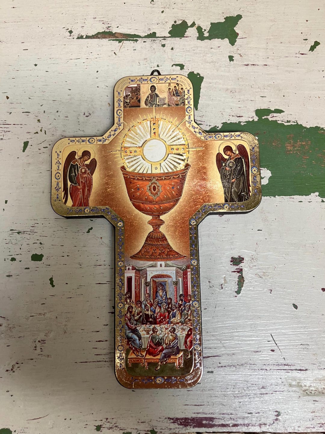 Vintage Cross | Ornate Cross Made in Italy | Beautiful Cross for the ...