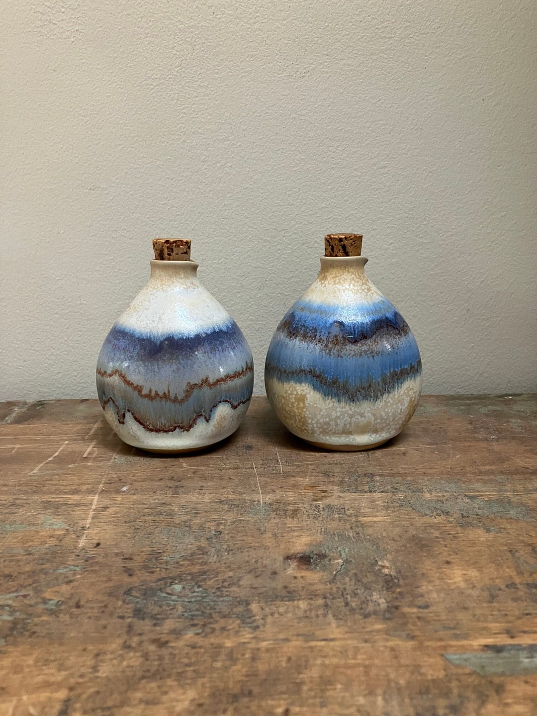 Handmade Kamini Pottery | Kamini Pottery Vessels With Corks | Greek ...