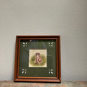 Vintage Theorem Painting Jean Henry Small Theorem Framed Wall Art Folk ...