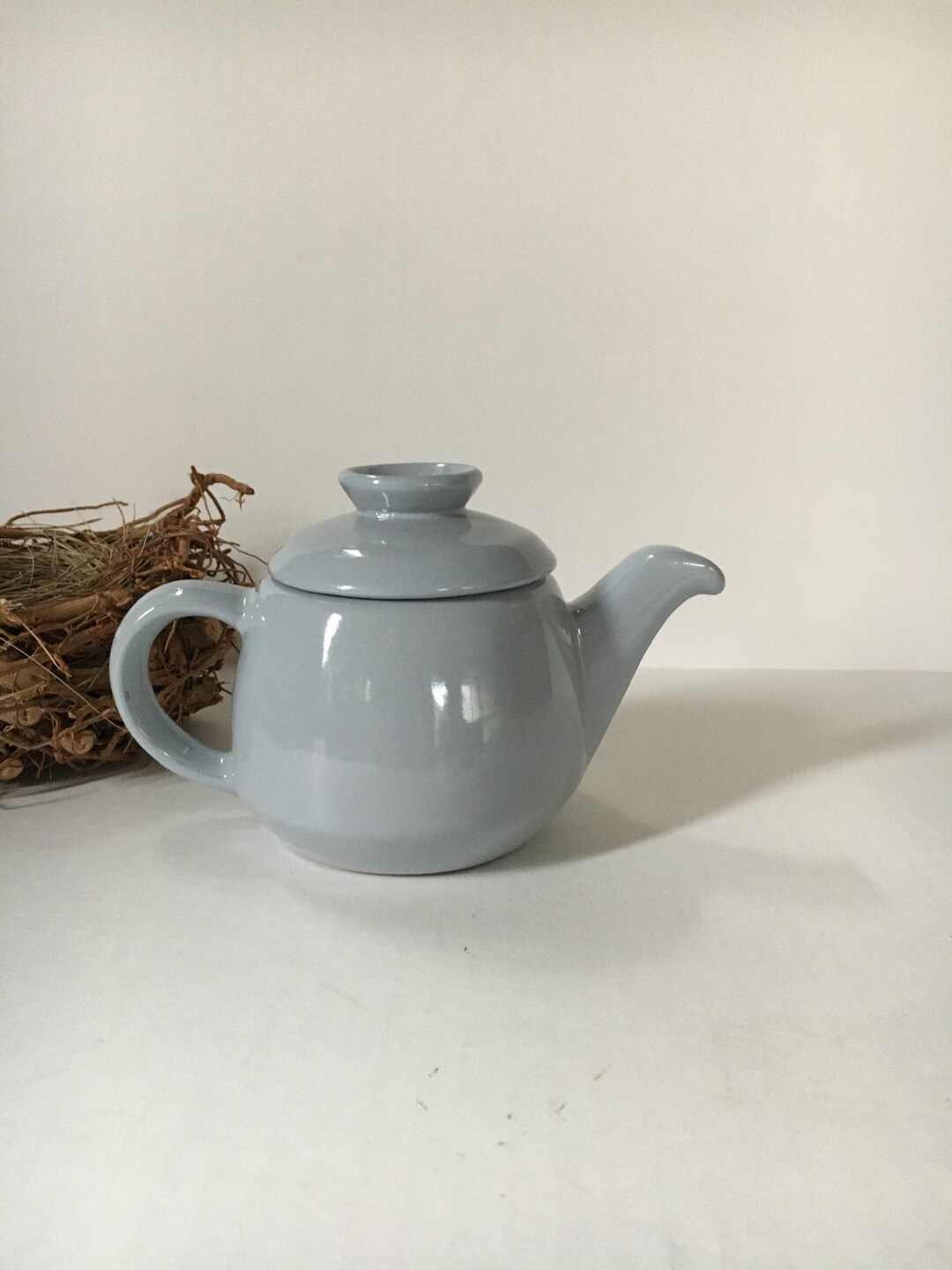 Frankoma Blue Pottery Teapot Small Baby Blue Oklahoma Clay - Etsy