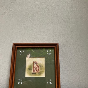 Vintage Theorem Painting Jean Henry Small Theorem Framed Wall Art Folk ...